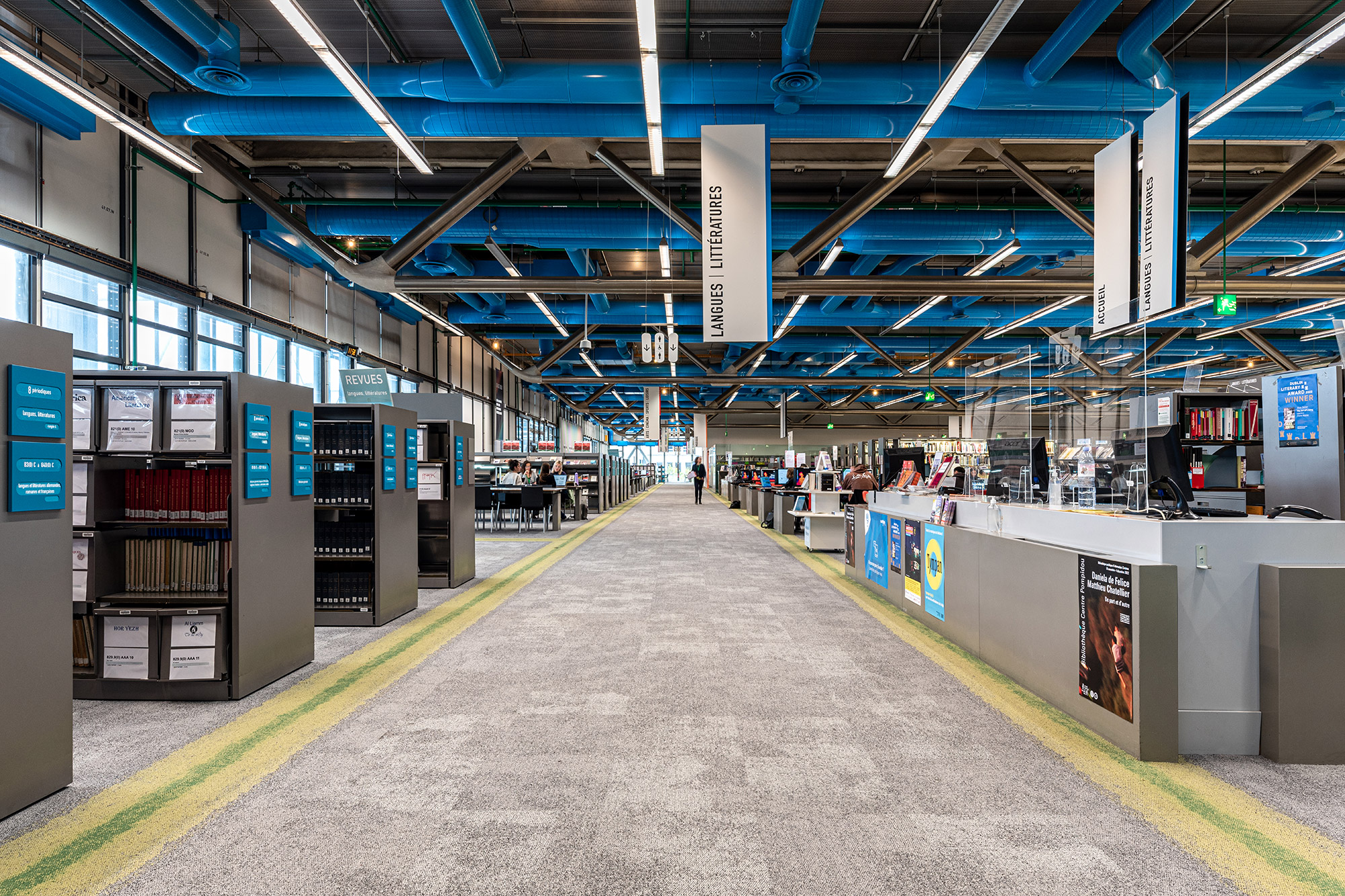 Rénovation à la Bibliothèque Publique d’Information du Centre Pompidou ...